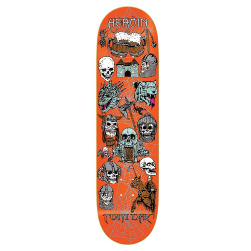 Heroin Skateboards Zane Timpson ‘Life’ 9″ Deck – Heroin Skateboards Store